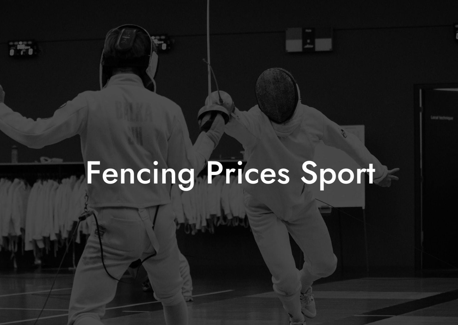 Types Of Sport Fencing - Anchorage Fencing Club | Fencing Guides