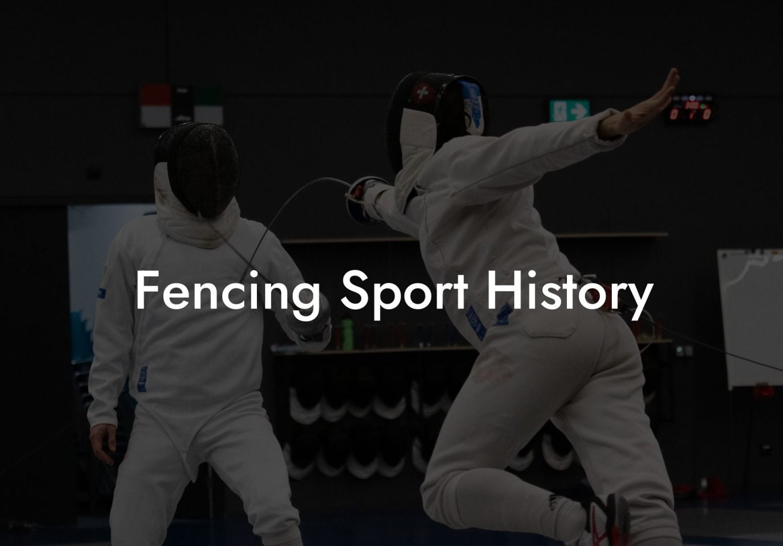 Fencing Sport History - Anchorage Fencing Club | Fencing Guides