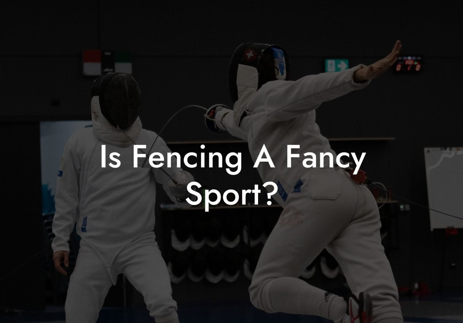 In The Sport Of Fencing What Is They Say Before They Start - Anchorage ...